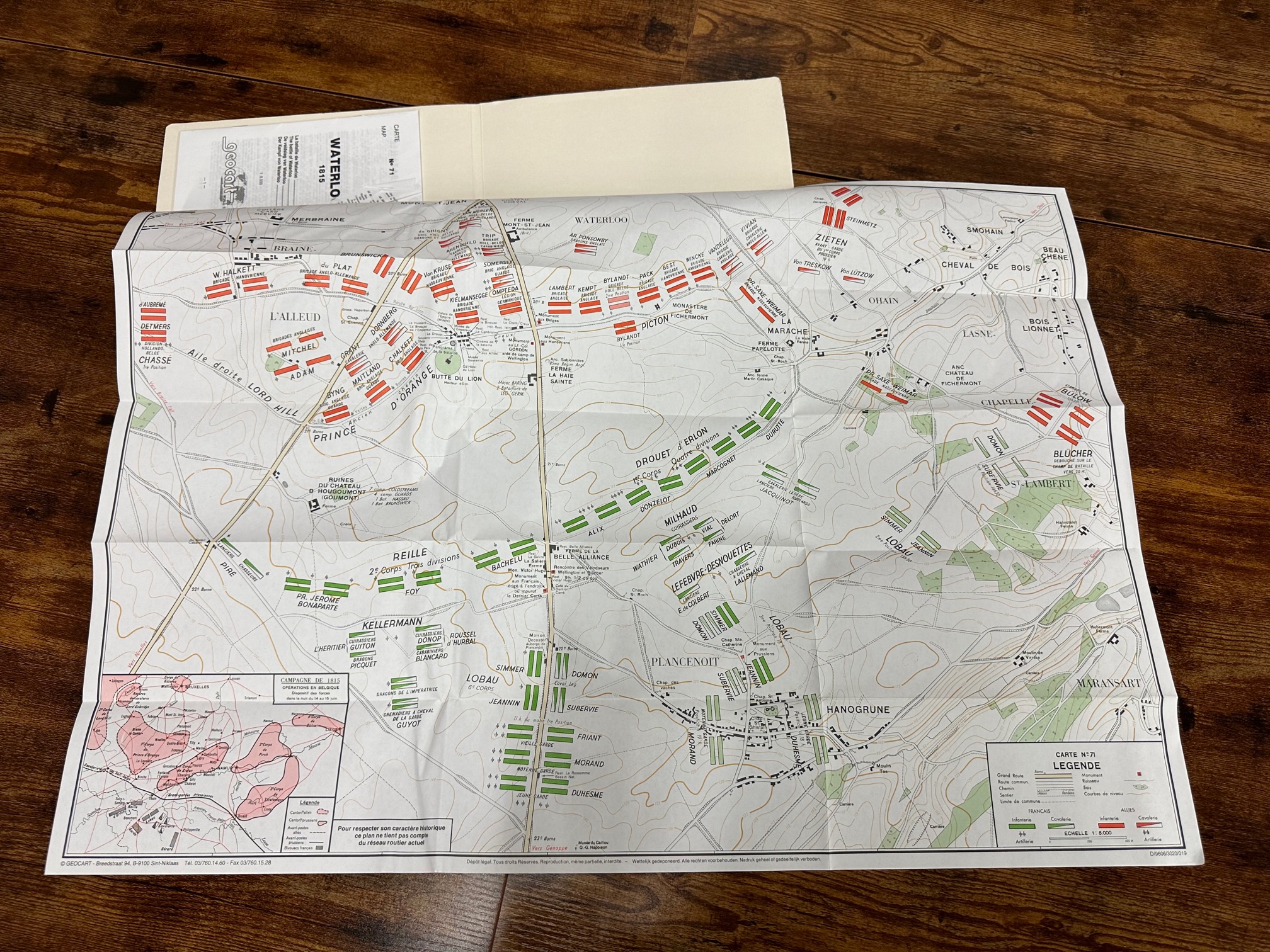 Waterloo 1815 Battle Map